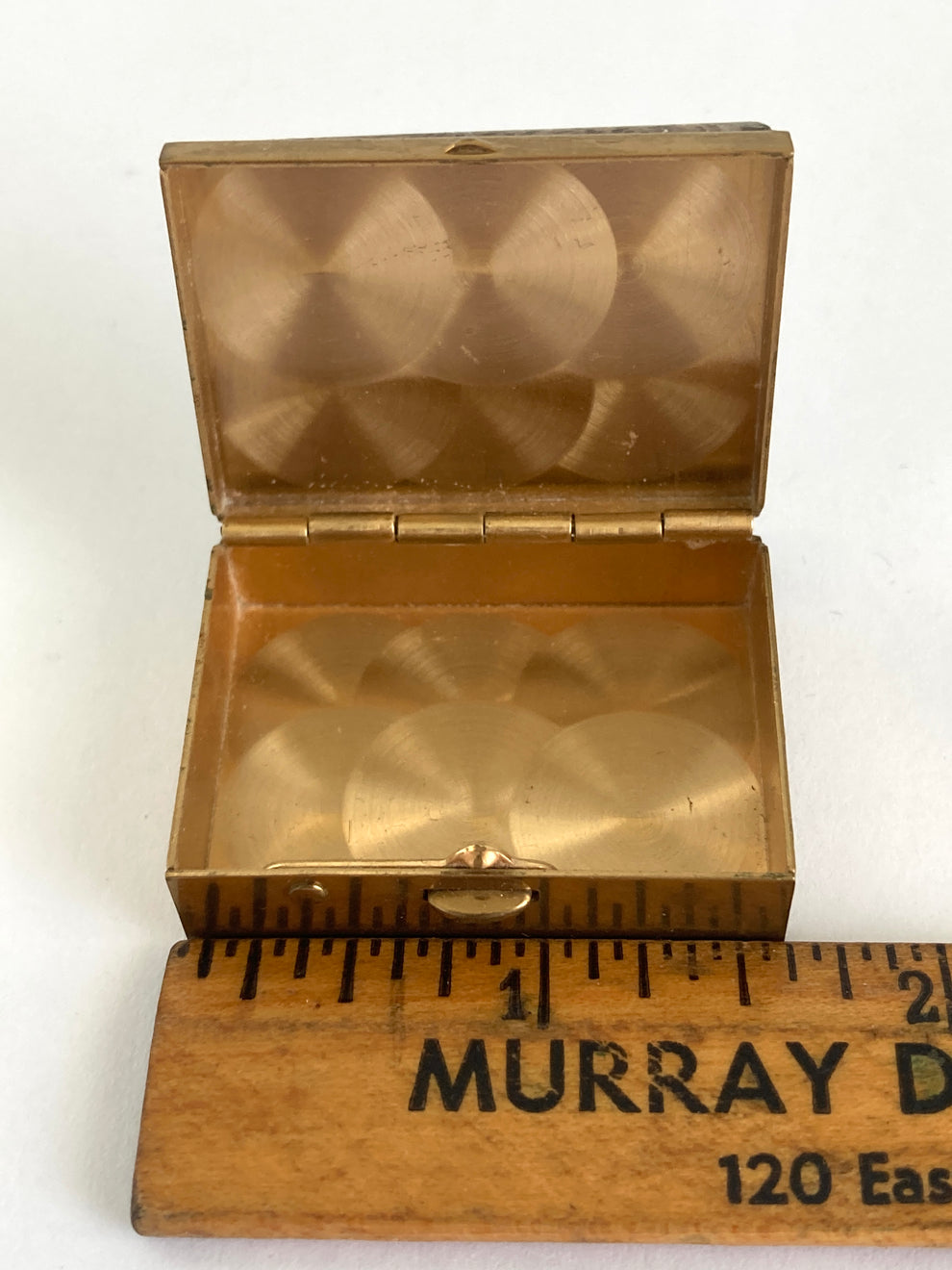 Vintage 1950s Silver Confetti Pill Box – Vintage Renude