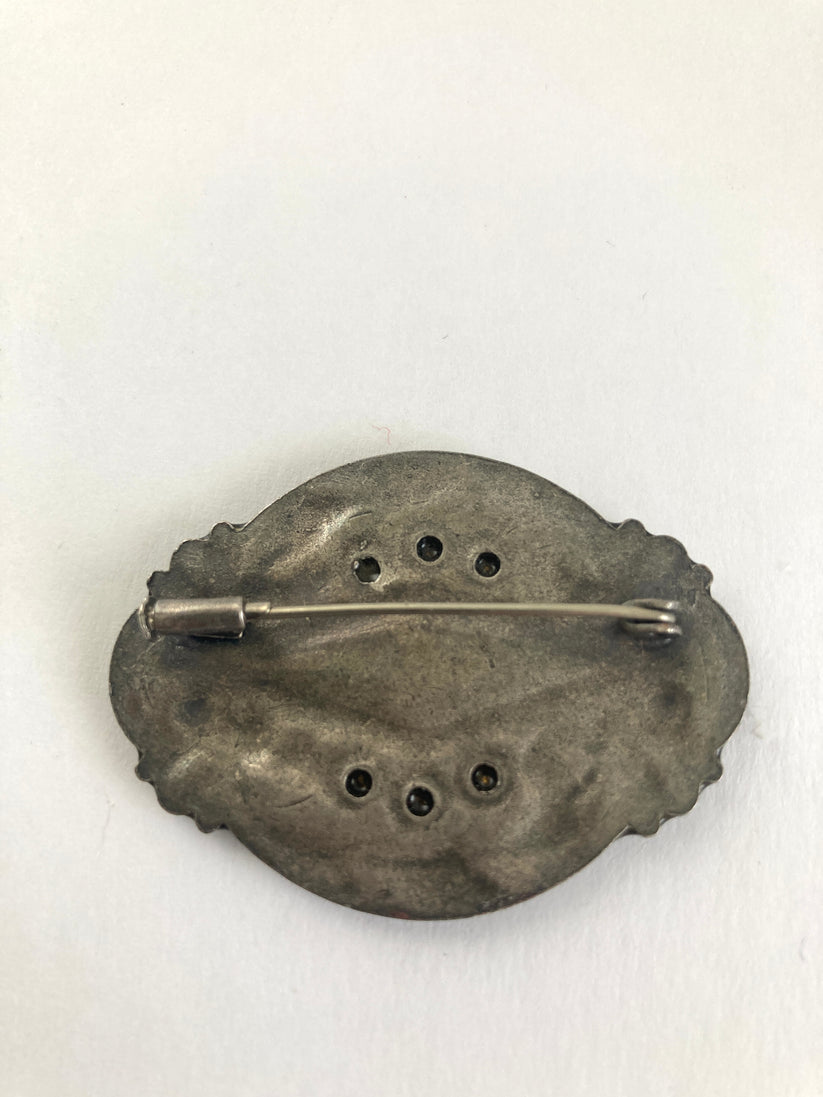 Pierre Bex Art Deco Style Enamel Brooch – Vintage Renude
